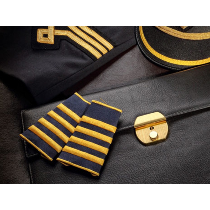 [SAME DAY SHIPPING 🇲🇾] Juruterbang Pilot Epaulettes Captain 4 bars ...