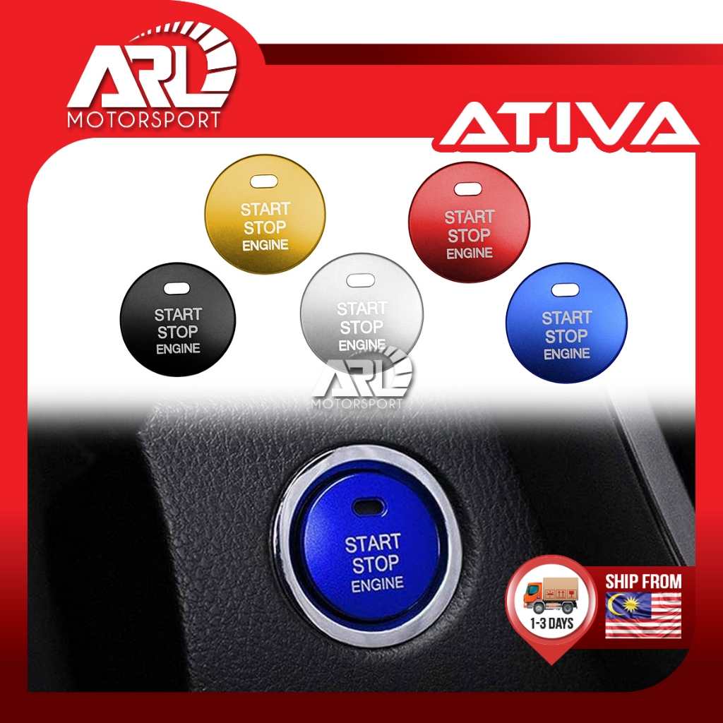 Perodua Ativa (2021-2025) Push Start Button Cover Protector Car Auto ...