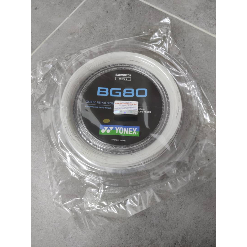 Yonex Badminton String Bg80 | Shopee Malaysia