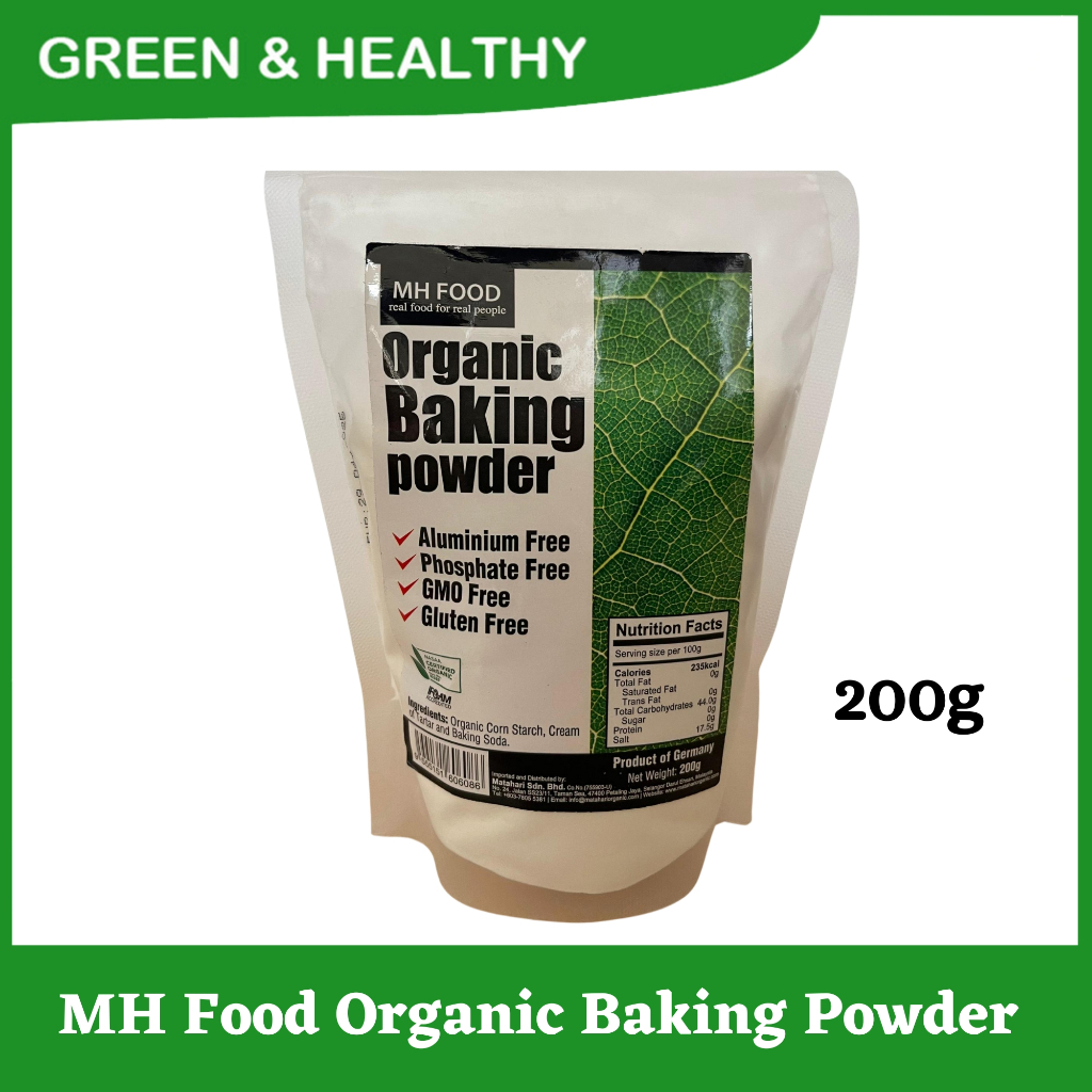 MH Food Organic Keto Baking Powder 生酮烘培泡打粉 200g | Shopee Malaysia