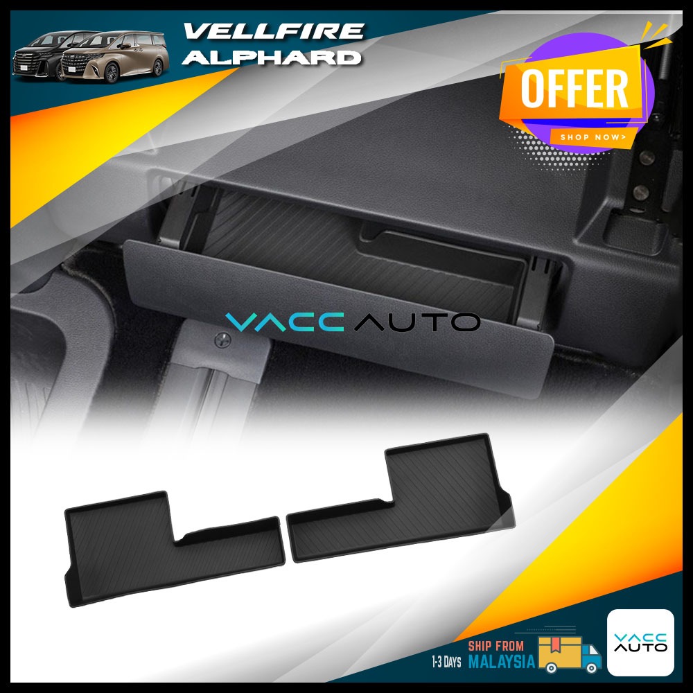 Toyota Alphard Vellfire 2024-2025 AH40 AGH40 Underseat Storage Box ...