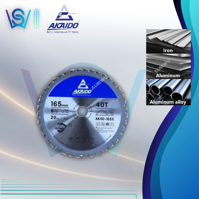 AKAIDO Multiple Cutting Disc 165mm AK40-165X Carbide Tipped Teeth 40T ...
