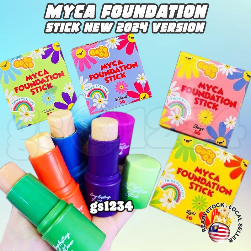 MYCA BEAUTY FOUNDATION STICK NEW PACKAGING Latest Edition 2024 | Shopee ...