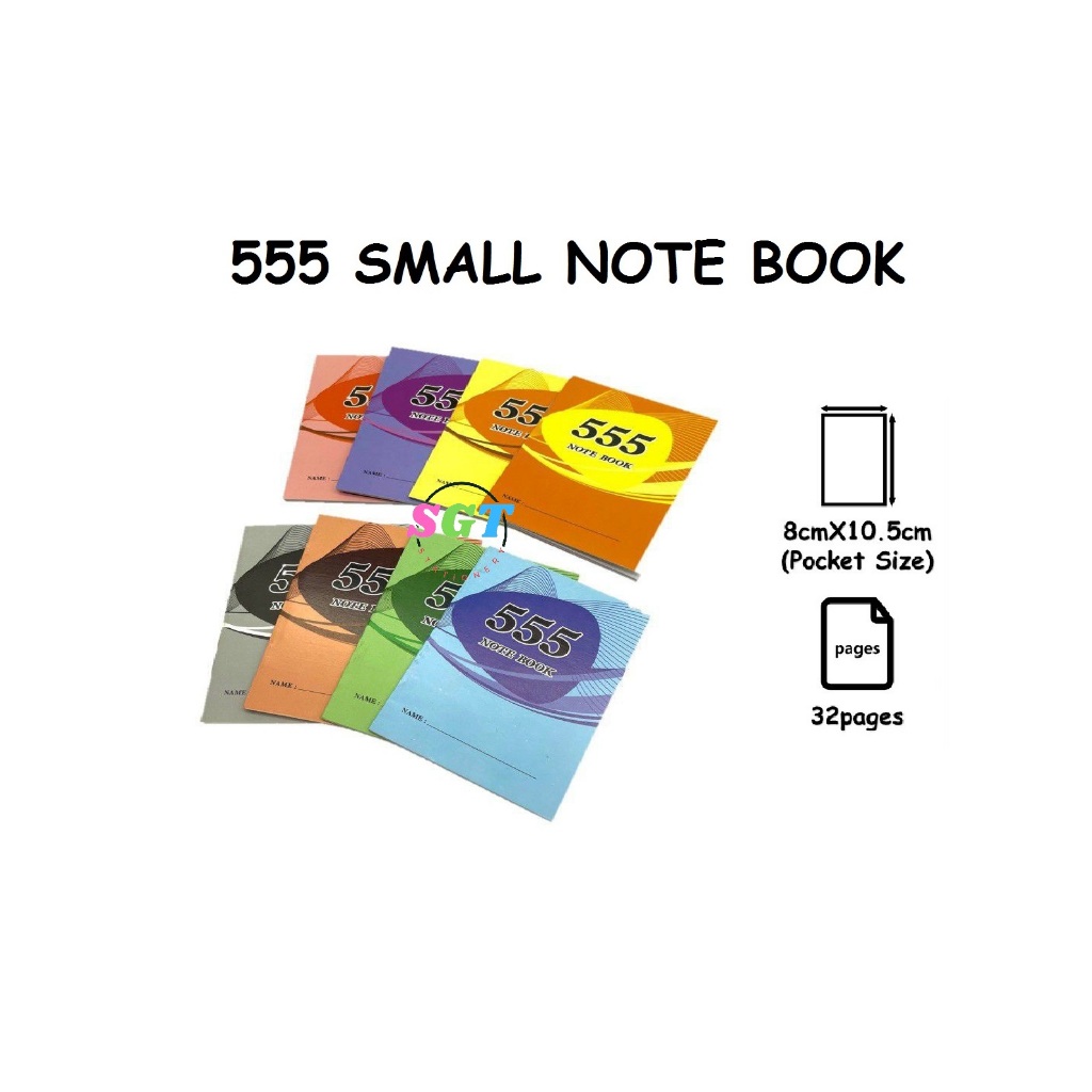 Buku Nota Tiga Lima 555 Note book / 三个五簿子 | Shopee Malaysia