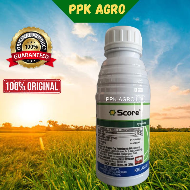 500ml Score SYGENTA / Racun Kulat / Antraknos / Bintik Daun Alga ...