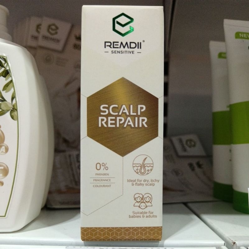 REMDII SENSITIVE SCALP REPAIR 30ML UNTUK KULIT KEPALA KELIMUMUR KUPING ...