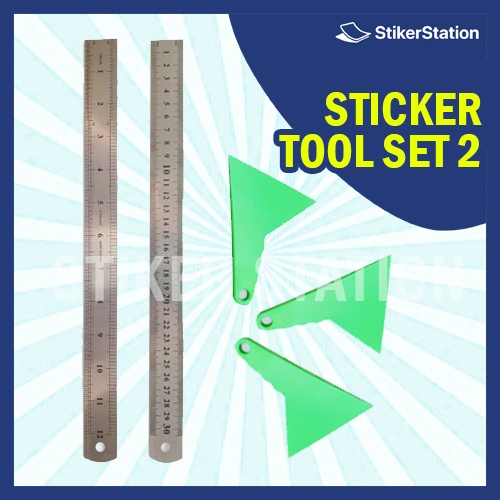 STICKER TOOL SET 2/ ALAT STICKER Crafting Tool Car Wrapping Triangle ...