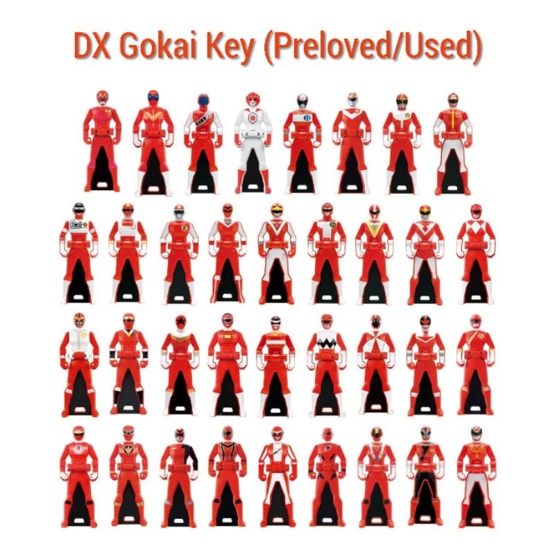 BANDAI GOKAIGER SENTAI DX GOKAI KEY (PRELOVED) | Shopee Malaysia