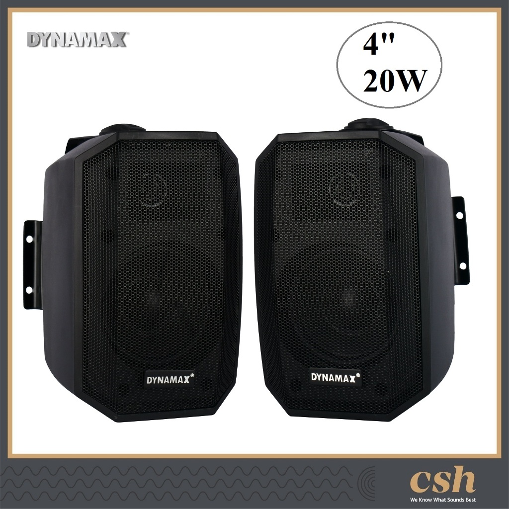 DYNAMAX F4Q#0 4" (10 W) / F5Q#9 5.25" (20 W ) / F65Q#0 6.5" (30 W) Wall ...