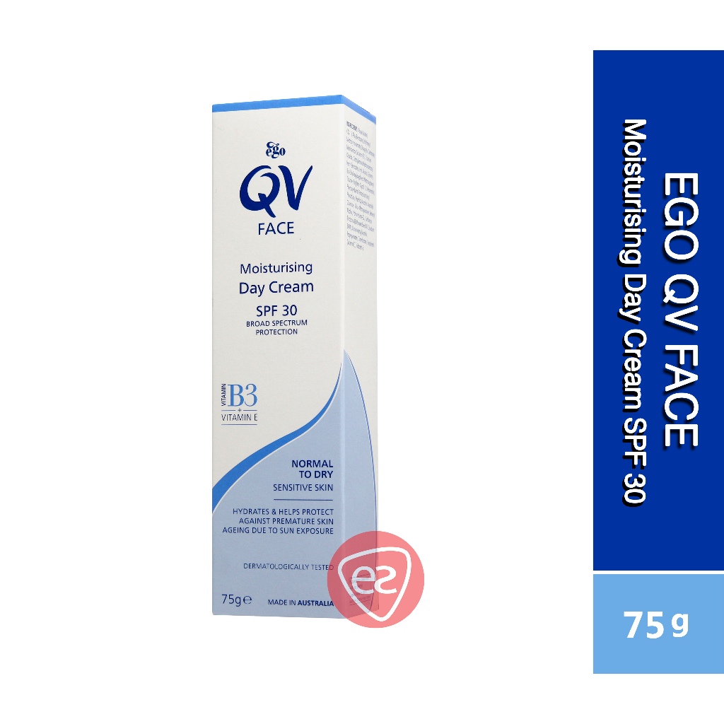 Ego QV Face Moisturising Day Cream With SPF 30 75g (For Normal To Dry ...