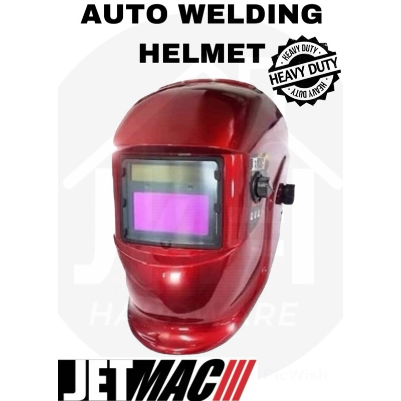 (HEAVY DUTY) JETMAC AUTOMATIC WELDING HELMET | Shopee Malaysia