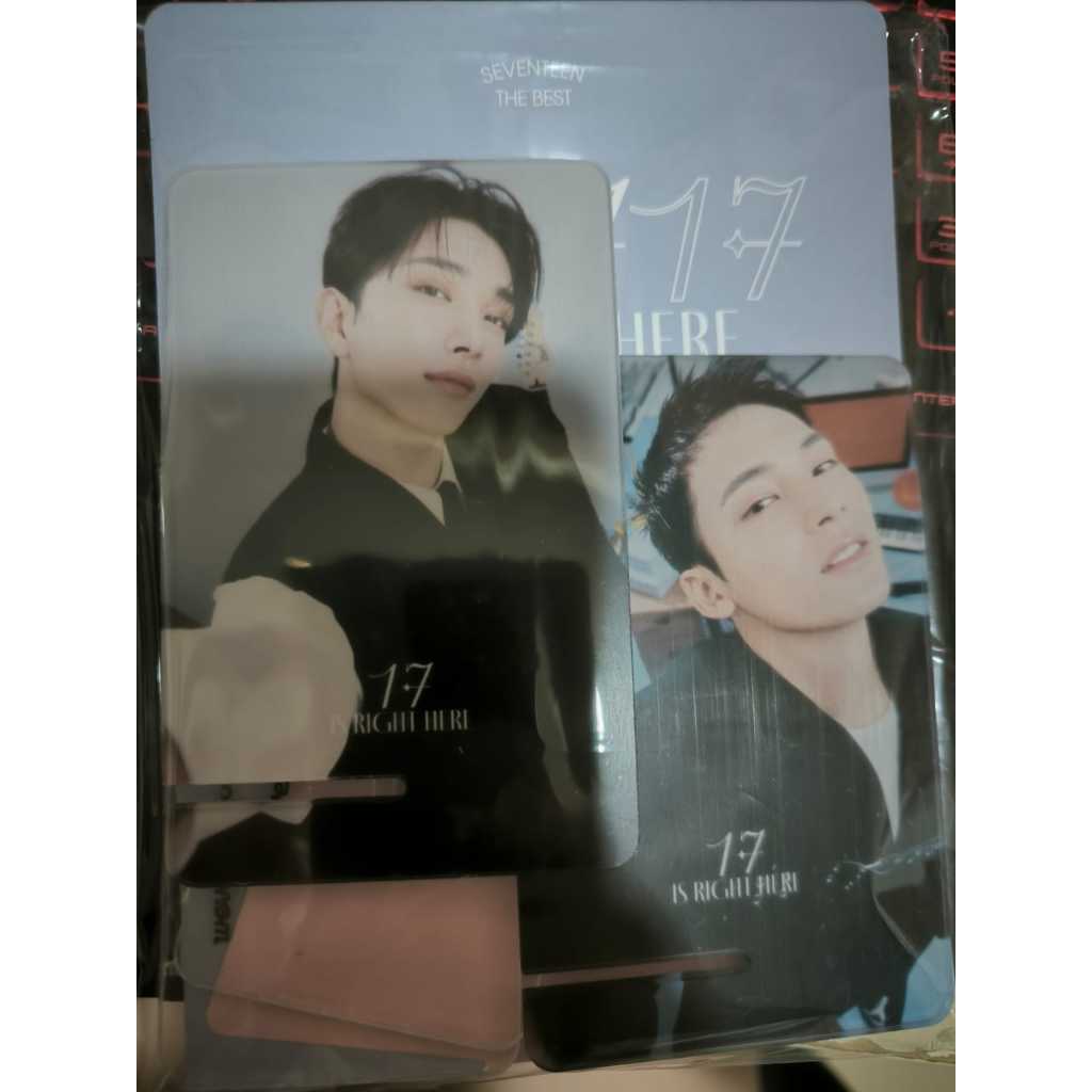 (Official) SEVENTEEN WEVERSE POB Acrylic Phone Holder + group photo ...