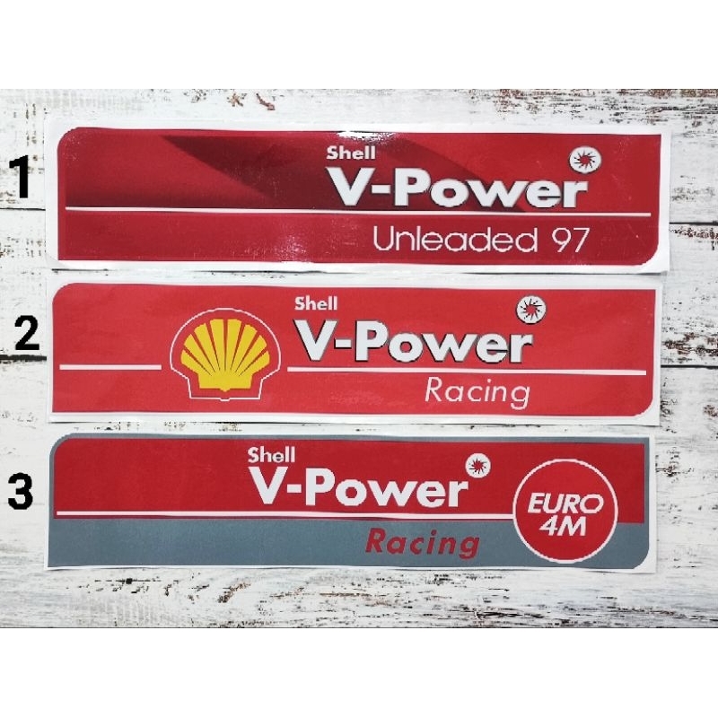 Sticker Shell 97/V Power Racing Sticker Printing Laminated Design ...