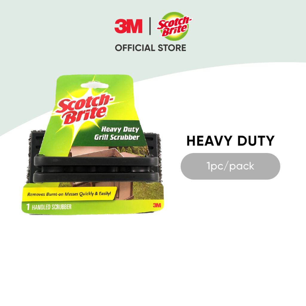 3M™ Scotch-Brite™ Heavy Duty Grill Scrubber, 1 pc/pack, For cleaning ...
