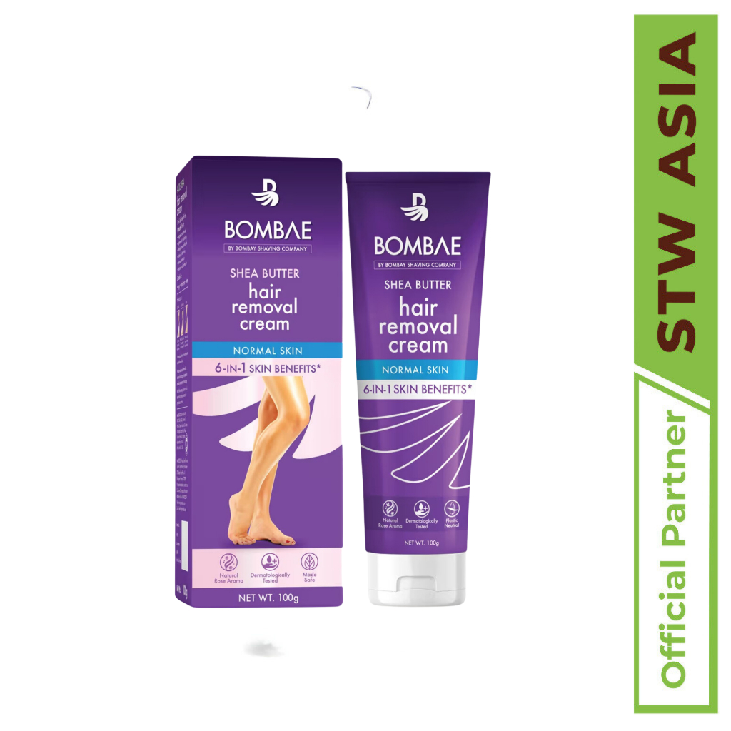 Bombae 6-in-1 Shea Butter Hair Removal Cream For Women - 100 gm ...