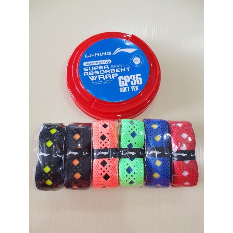 Li Ning GP35 Soft Tek Super Absorbent Wrap Replacement Grip | Shopee ...