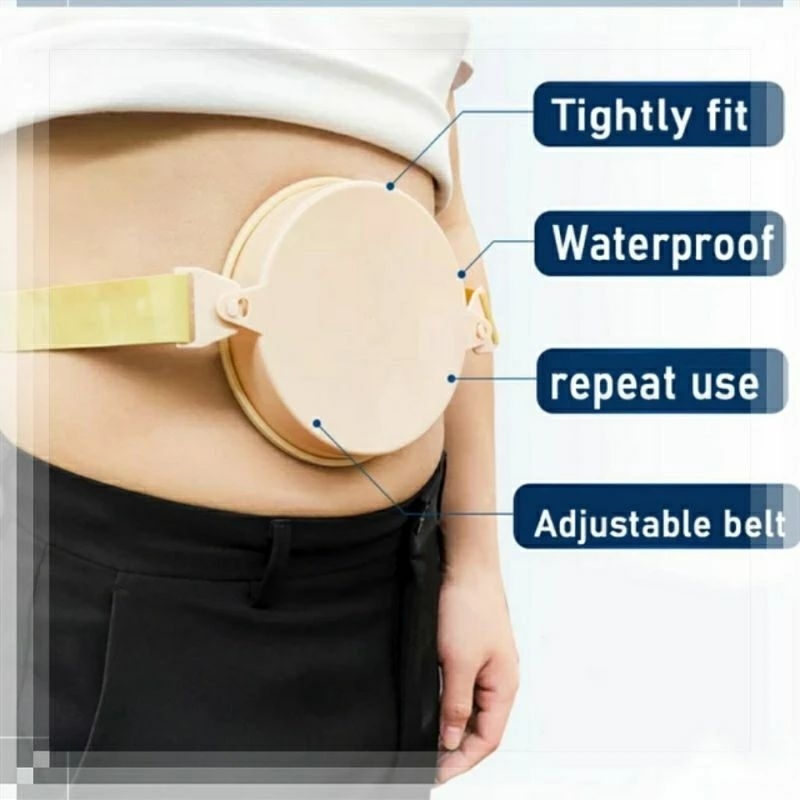 Ostomy Bath Cover Shower Guard Stoma Cover Waterproof Bath Cover ...