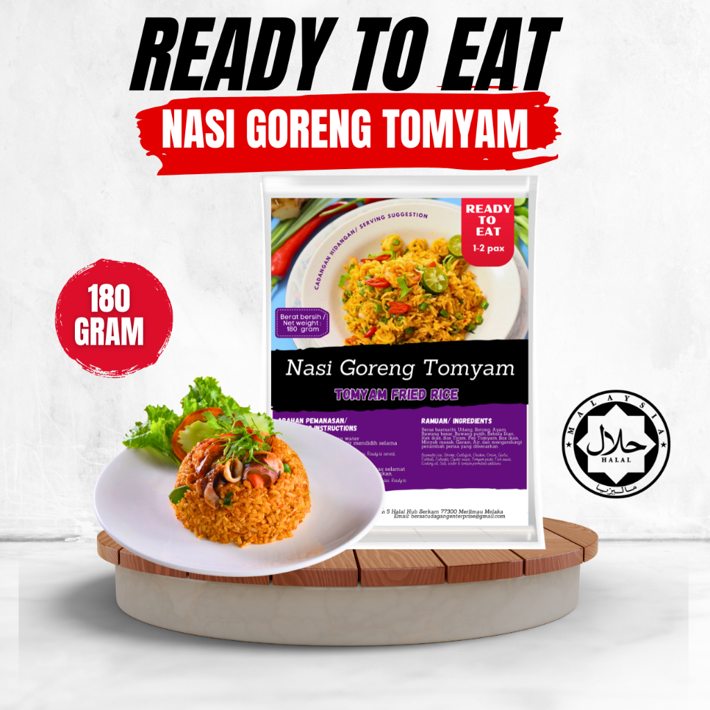 Chef Zam ANEKA NASI GORENG 180GRAM INSTANT FRIED RICE READY TO EAT ...