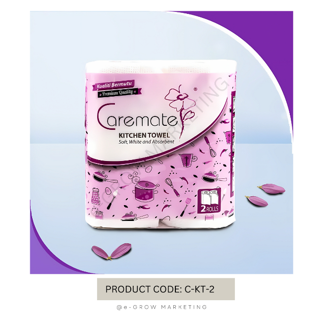 Caremate Kitchen Towel 40's x 2 Rolls | Shopee Malaysia
