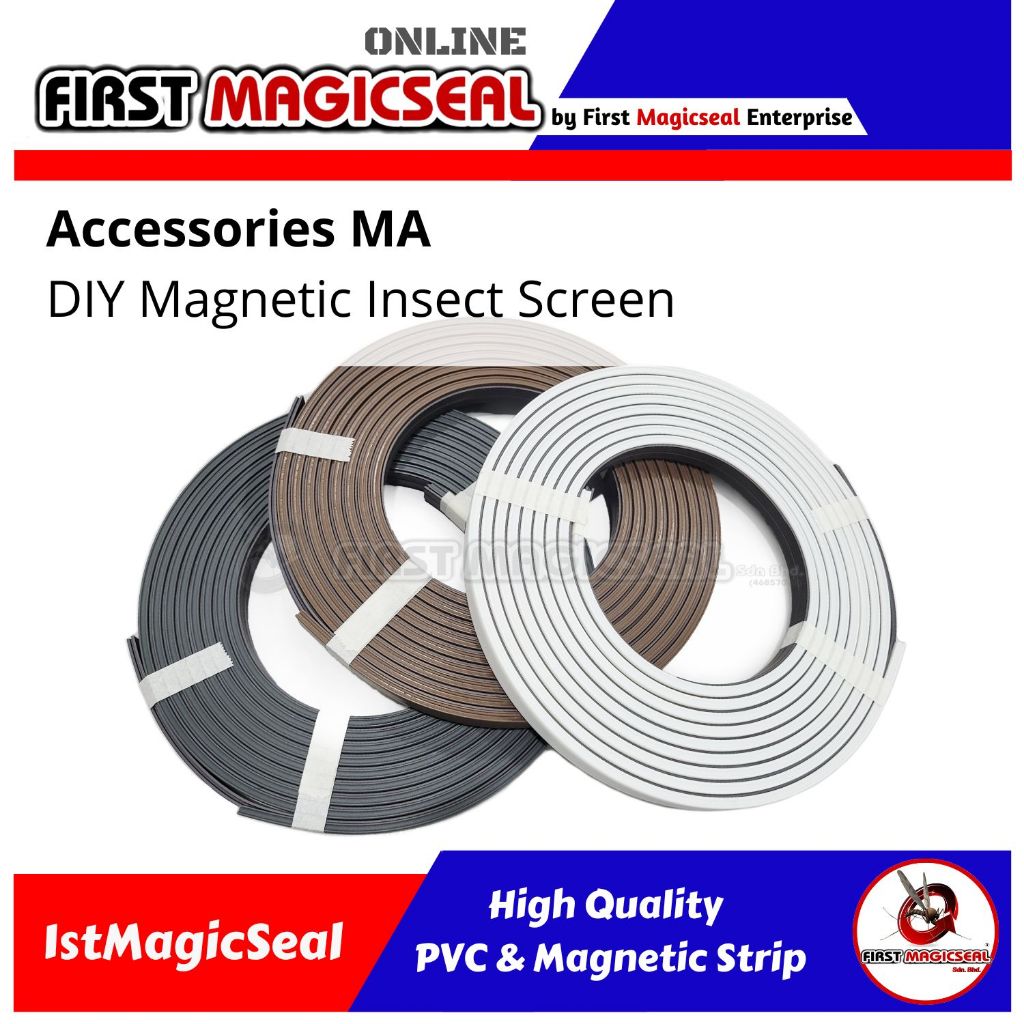 1stMagicSeal - Accessories MA (PVC + Magnet) for DIY Magnetic Mosquito ...