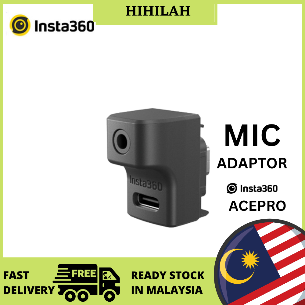 🔥READY STOCK🔥Insta360 Ace Pro Mic Adapter Audio Microphone Mount Type-C ...