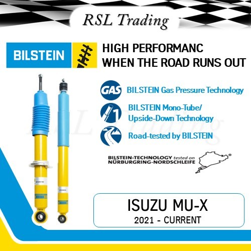 Isuzu MUX (2021 - Current) Bilstein High Performance/Heavy-Duty Shock ...