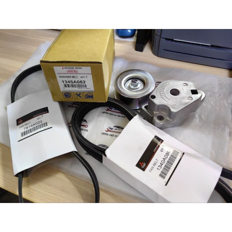 MITSUBISHI TRITON KB4T, KJ3 / PAJERO SPORT -ORIGINAL FAN BELT TENSIONER ...