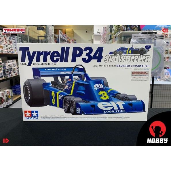 Tamiya Tyrrell P34 Six Wheeler (with photo-etched parts) (Scale 1/12 ...
