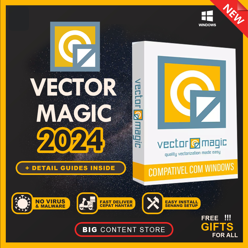 Vector Magic Pro 2025 💯 EASY INSTALL SOFTWARE 💯 LIFETIME PREMIUM 💯 FAST ...