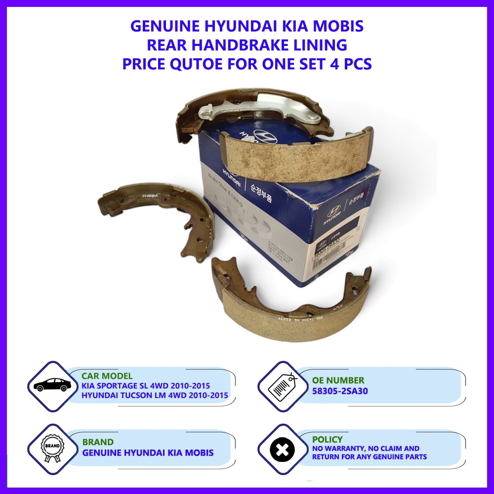 Hyundai Tucson LM 4WD / Kia Sportage SL 4WD 2010-2015 Genuine Original ...