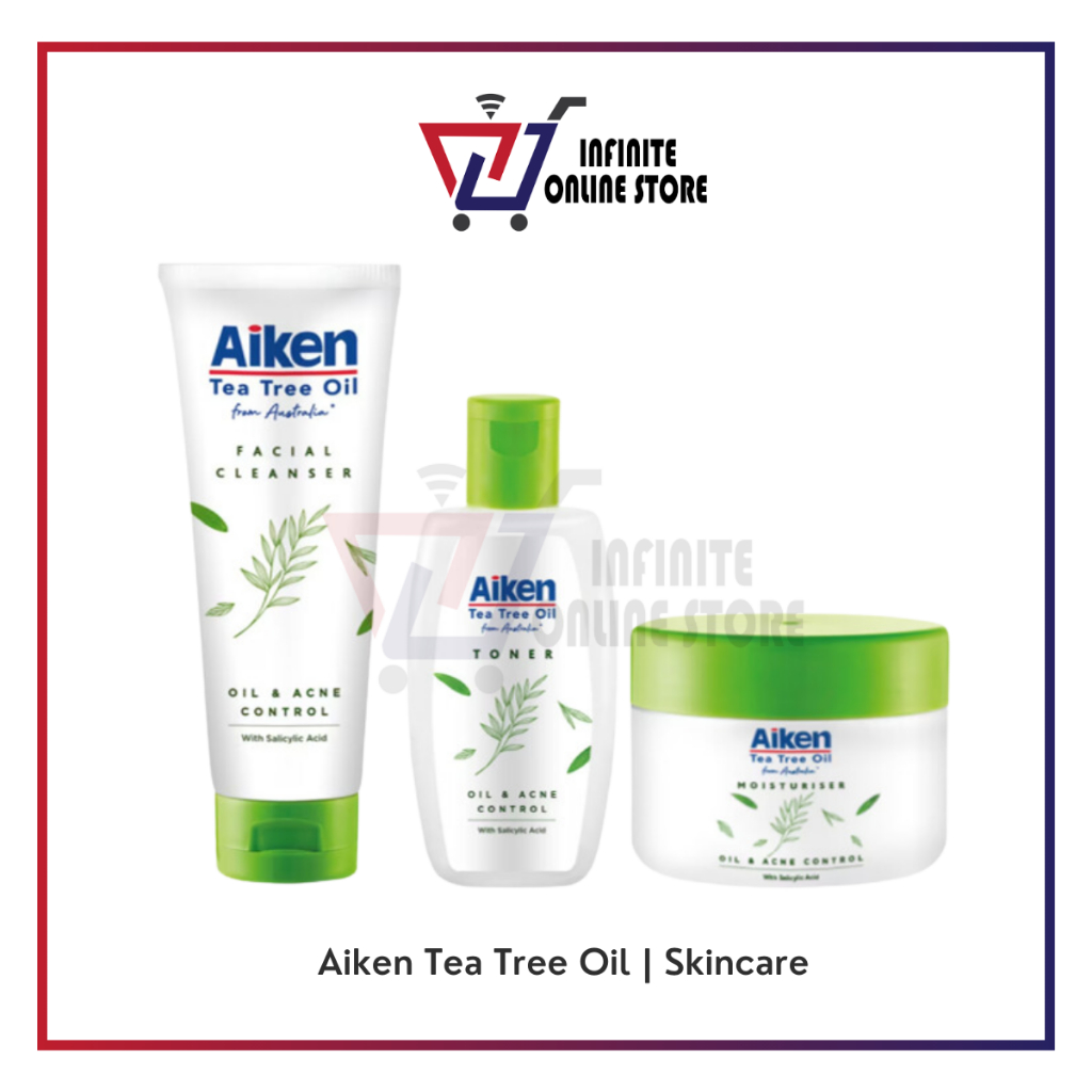 AIKEN Tea Tree Oil Series Skincare Products (Cleanser / Toner ...