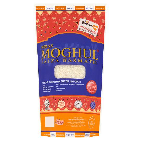 Moghul Faiza Beras Basmathi 1kg basmati | Shopee Malaysia