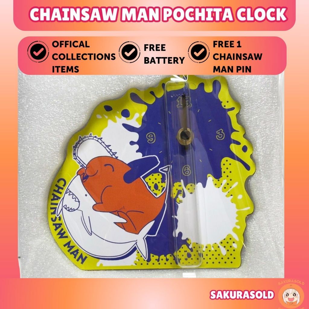 Chainsaw Man Clock Anime Wall Clock Pochita Anime Character Wall Clock ...
