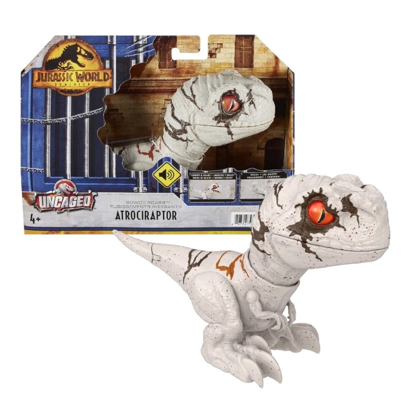 Mattel Jurassic World Uncaged Rowdy Roars Atrociraptor "Ghost" | Shopee ...