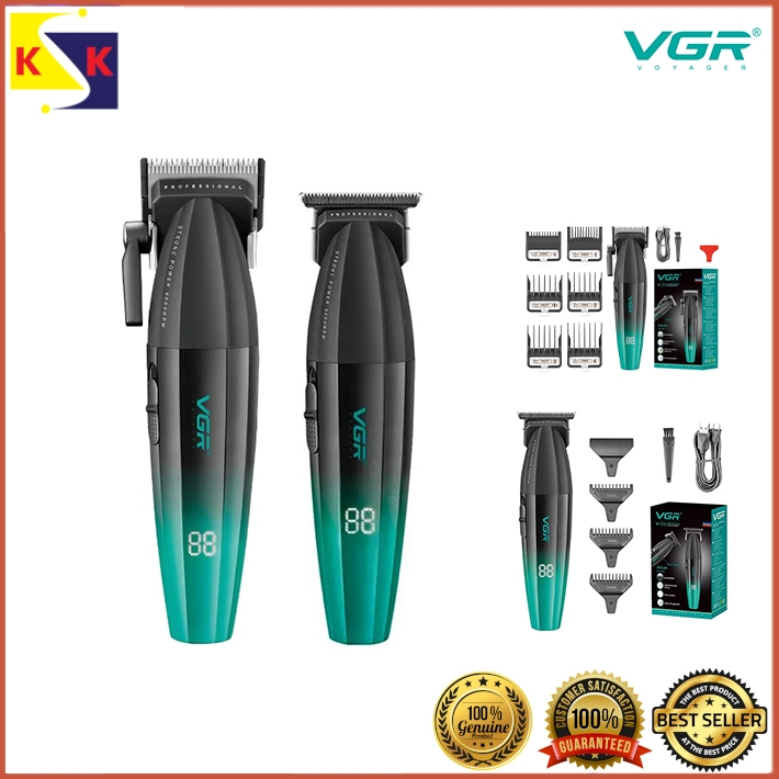 VGR PROFESSIONAL HAIR TRIMMER & CLIPPER 9000RPM (V-906 / V-003) | Shopee Malaysia
