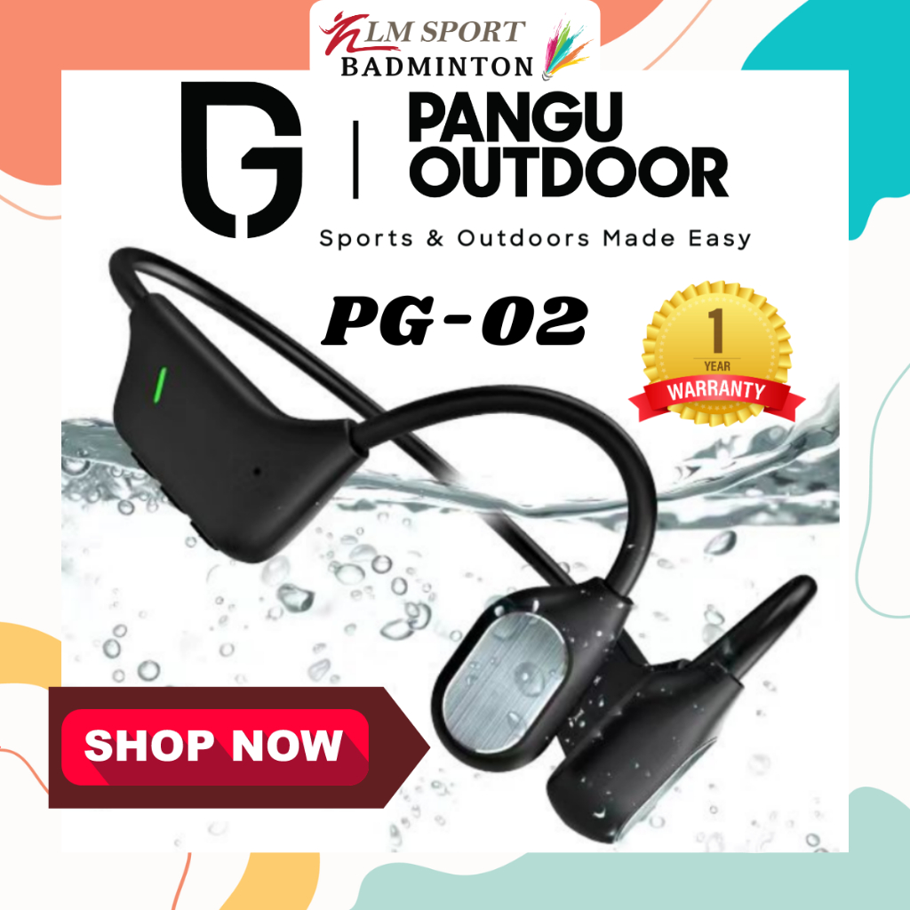 🔥Pangu Outdoor PG 02 🔥Sport Bluetooth Bone Conduction Headphones PG02 🔥 ...