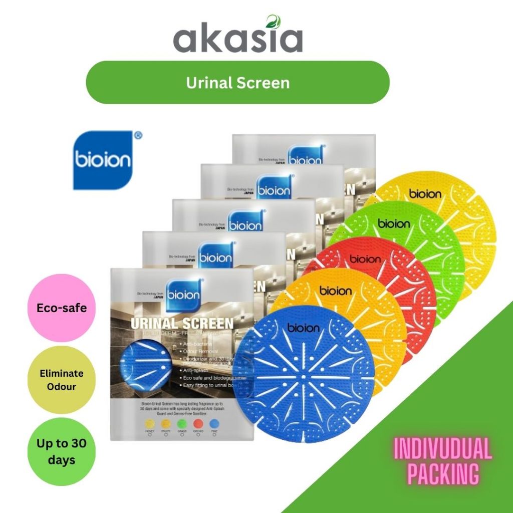BIOION Urinal Screen - Deodorizer Pad | Shopee Malaysia