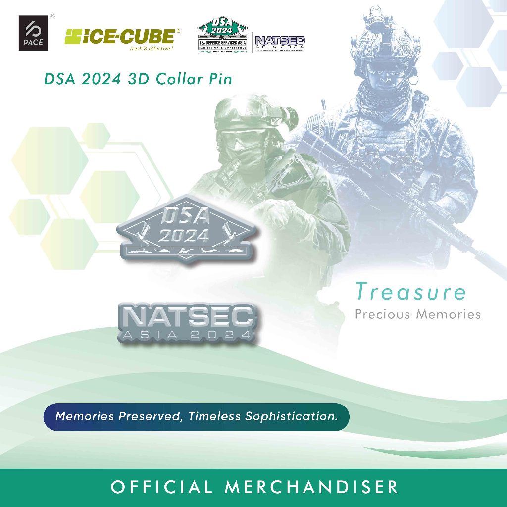 DSA 2024 3D Metal Collar Pin | Shopee Malaysia