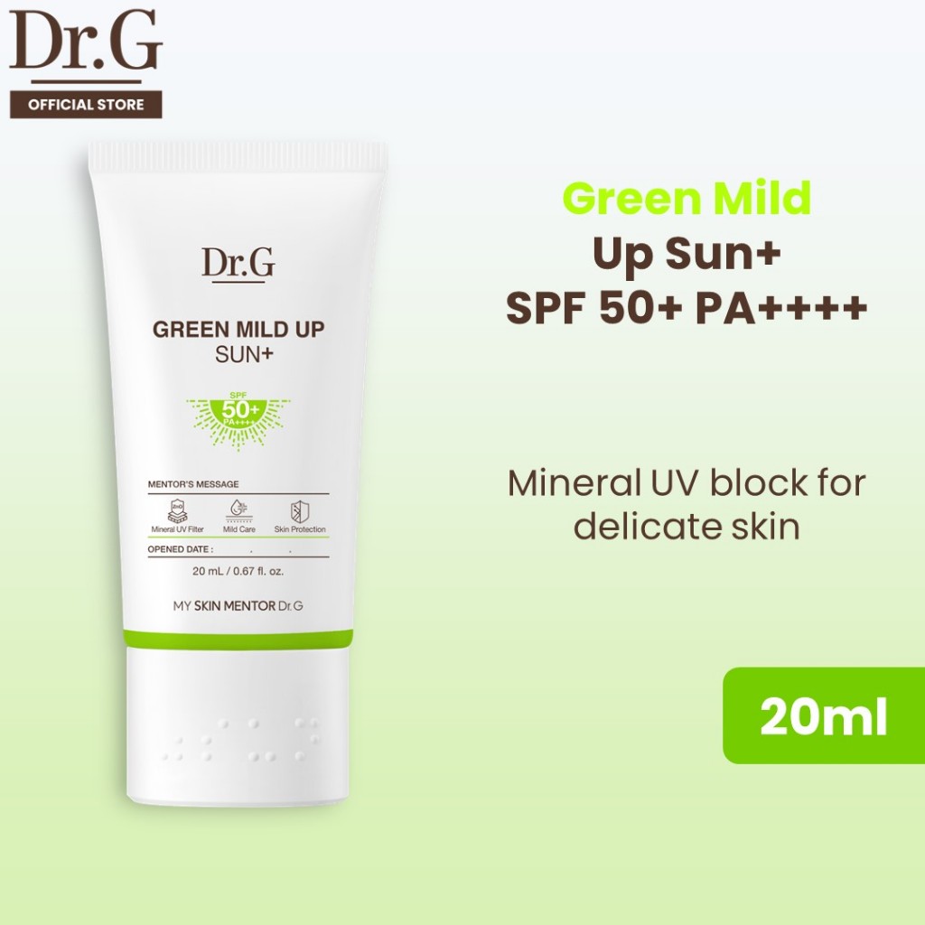 Dr.G Green Mild Up Sun Plus Renew Sunscreen SPF50+ PA++++ (20ml ...