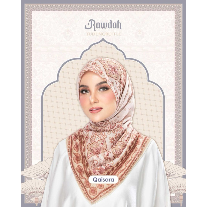 QAISARA | TUDUNG RUFFLE + Free Gift | Shopee Malaysia