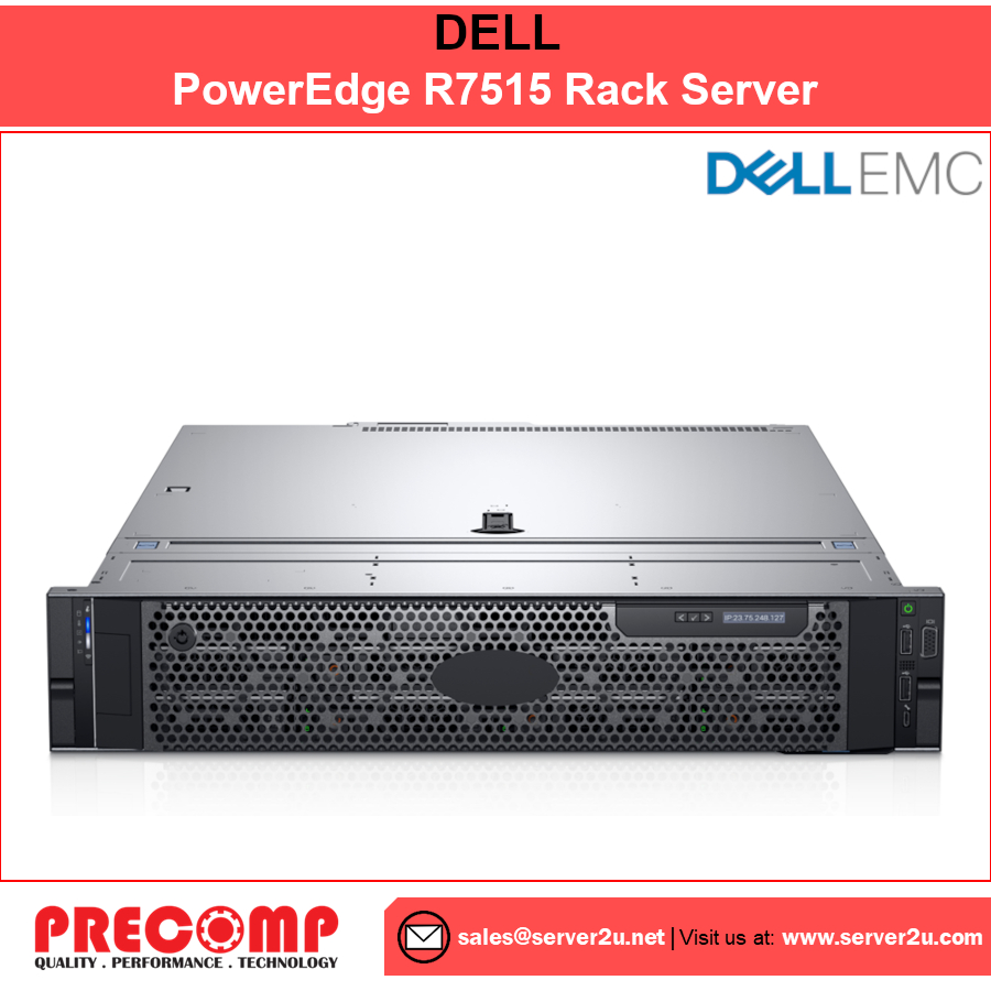(PRE-ORDER 2-3 WEEKS) Dell PowerEdge R7515 Rack Server (AMD7352.128GB ...