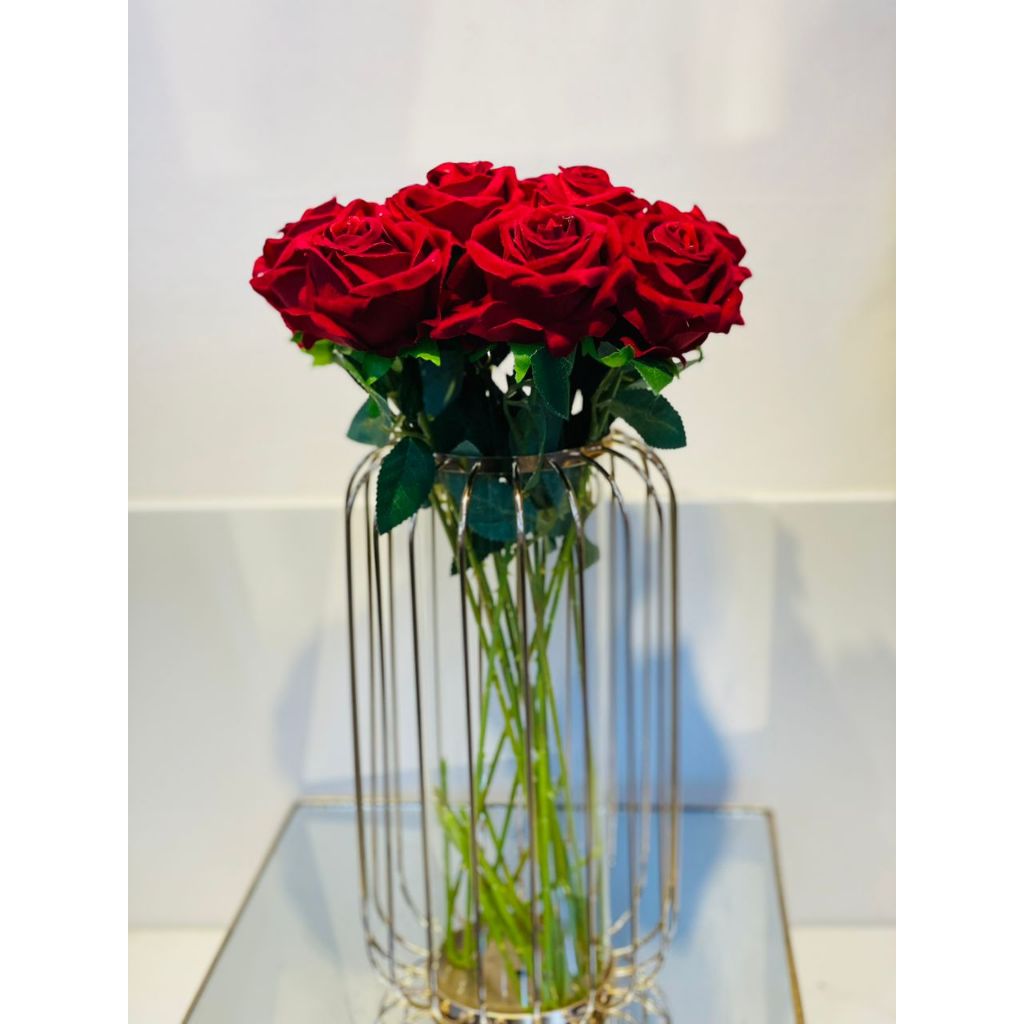 roses velvet siap gubah bunga meja makan bunga meja console bunga meja ...
