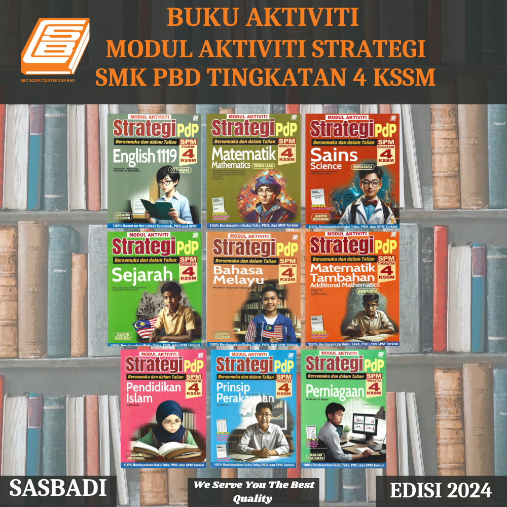 [SBCB] Buku Aktiviti : Modul Aktiviti Strategi PdP SPM Tingkatan 4 KSSM ( Sasbadi ) | Shopee ...