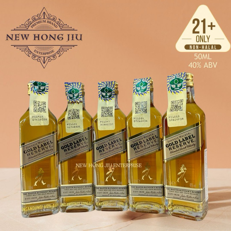 Johnnie Walker Gold Label Reserve miniature 50ml | Shopee Malaysia