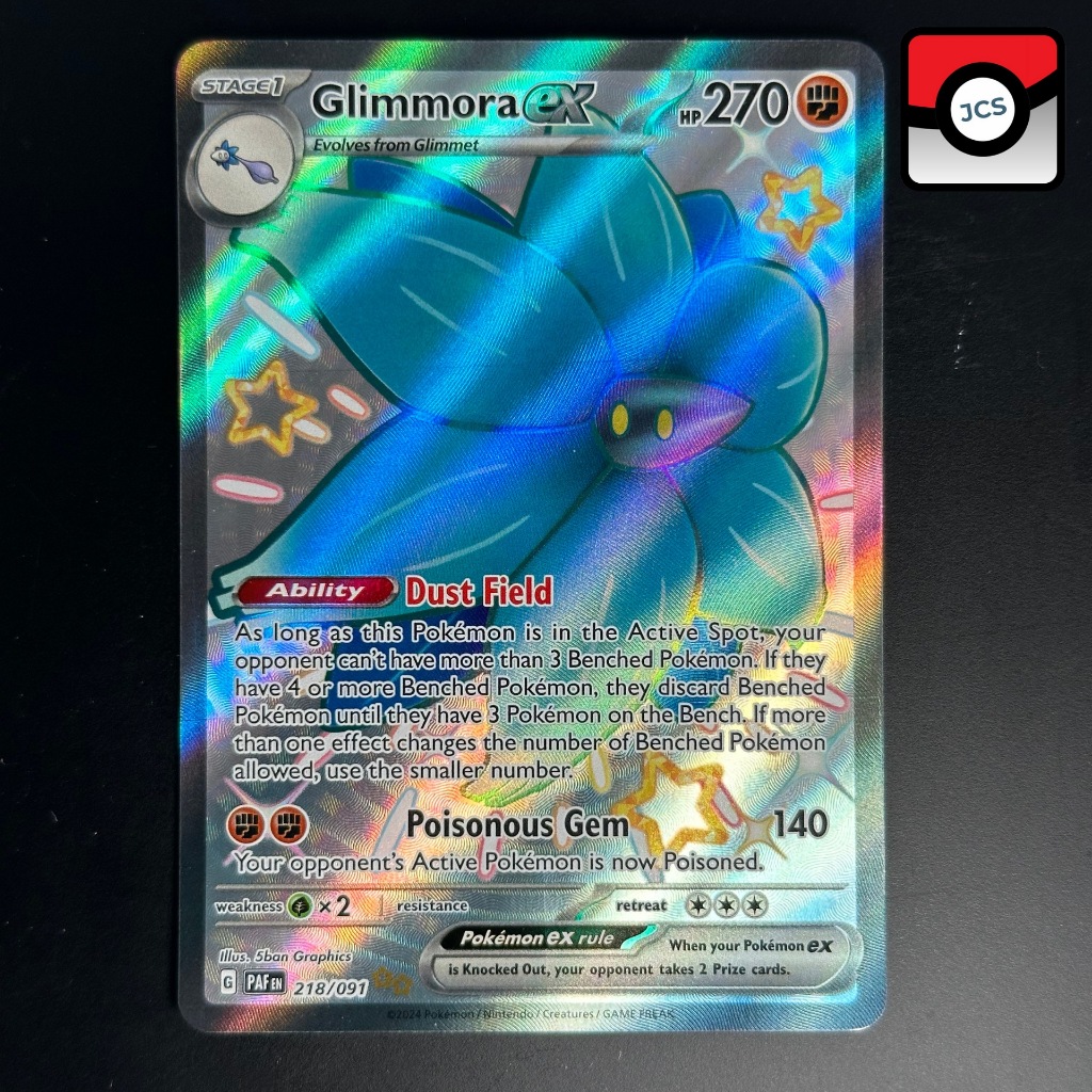 Glimmora ex - 218/091 [Paldean Fates] [Pokemon TCG] | Shopee Malaysia