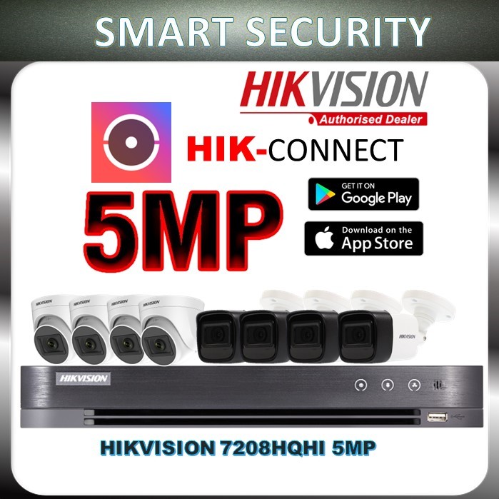 HIKVISION HIK 5MP 8-CHANNEL CCTV Ultra HD 1920P 5.0MP 8CH DVR UP TO 8MP ...