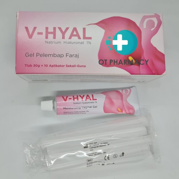V-Hyal Moisturizing Vaginal Gel Sodium Hyaluronate 1% (+ 10 applicators ...