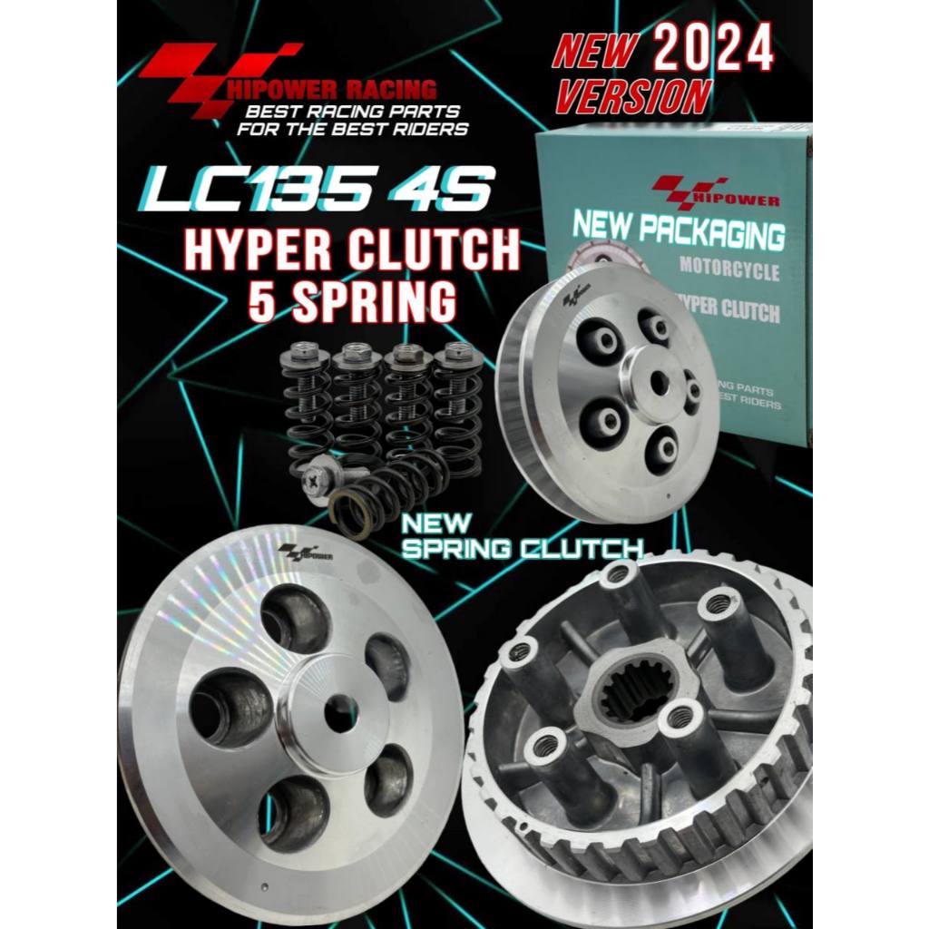HIPOWER HYPER CLUTCH RACING Y15ZR Y15 LC4S 5SPRING CLUTCH RACING HI ...