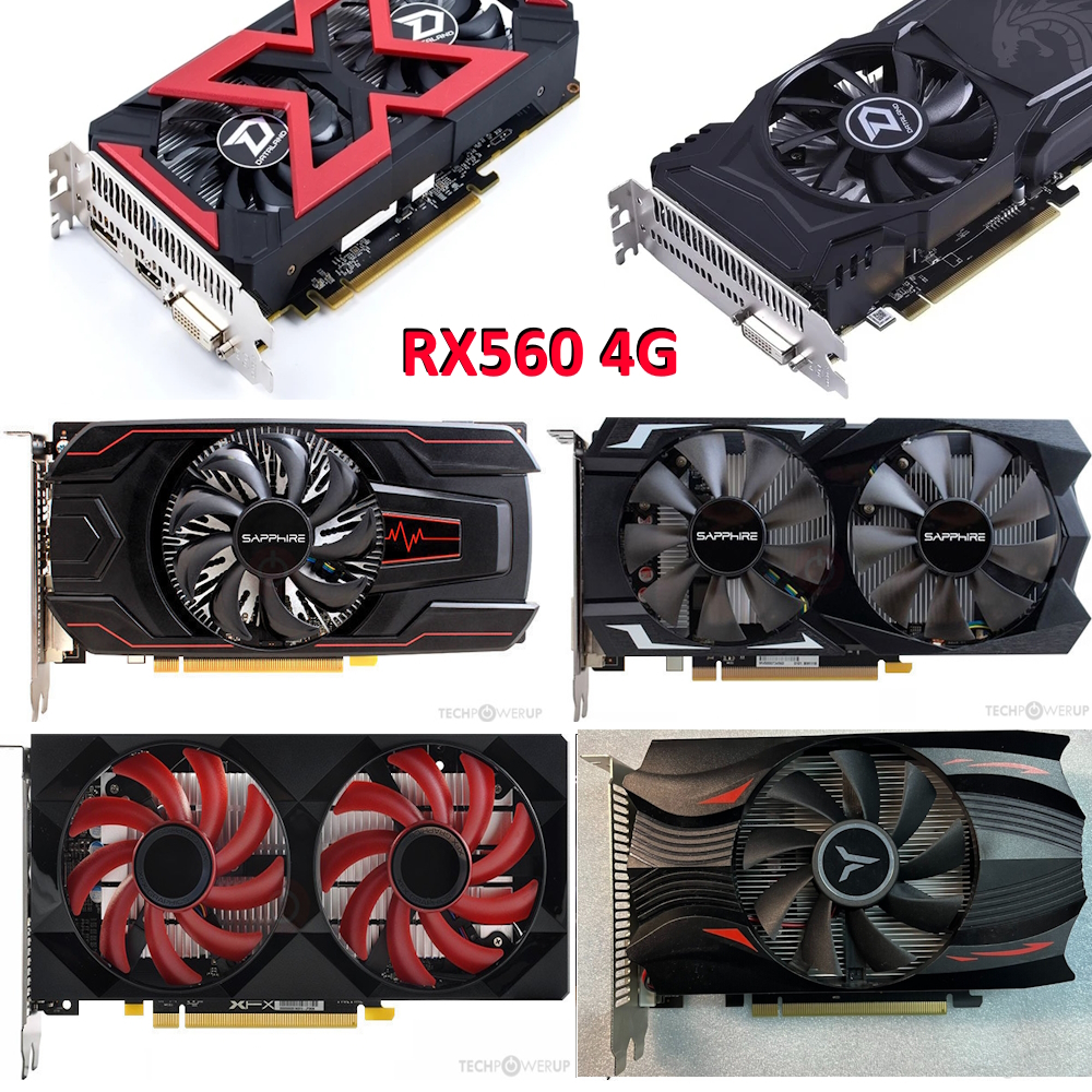 RX470, RX570, RX480, RX580 GTX1060 GTX1070 4GB 8GB Asus Msi Sapphire (used) GRAPHIC CARD ...