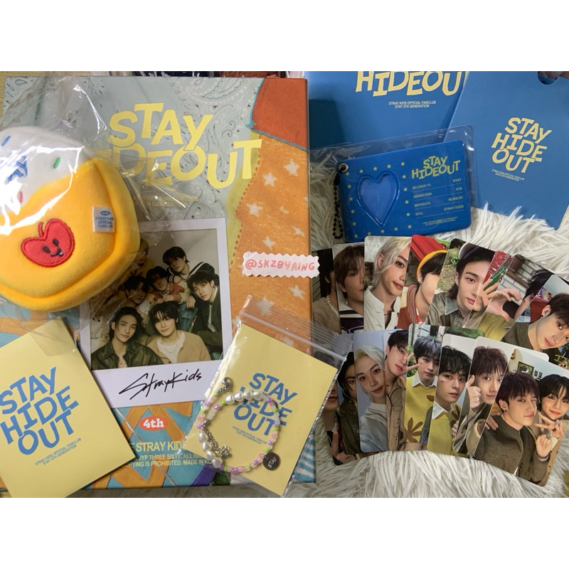 [OFFICIAL] Stray Kids Stay Hideout 4th Gen Membership Loose | Shopee ...